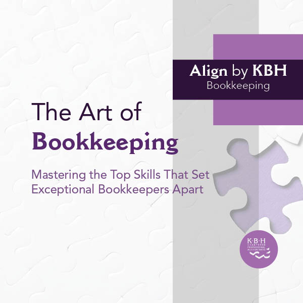 The Art of Bookkeeping | KBH Chartered Professional Accountants